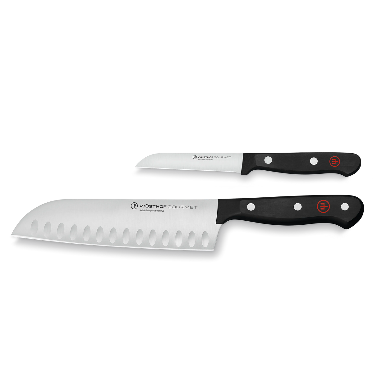 Wusthof Gourmet 2-Piece Asian Chef's Set | 3" Paring Knife and 7" Sant ...