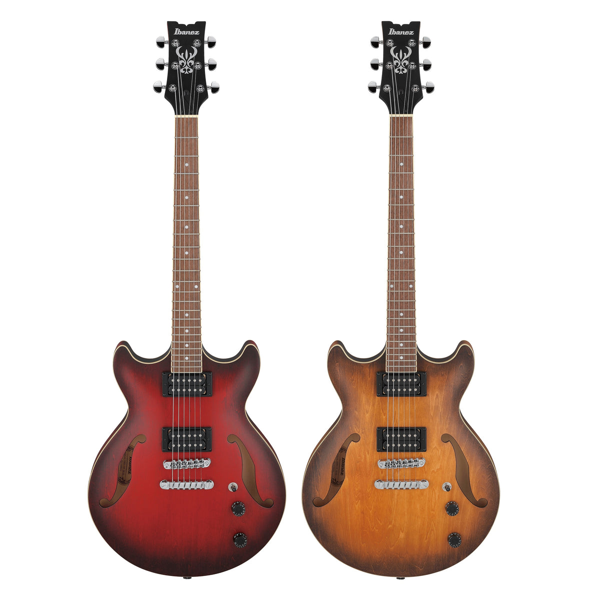 Ibanez Artcore AM53 Series 6-String Semi-Hollowbody Electric Guitar, R ...