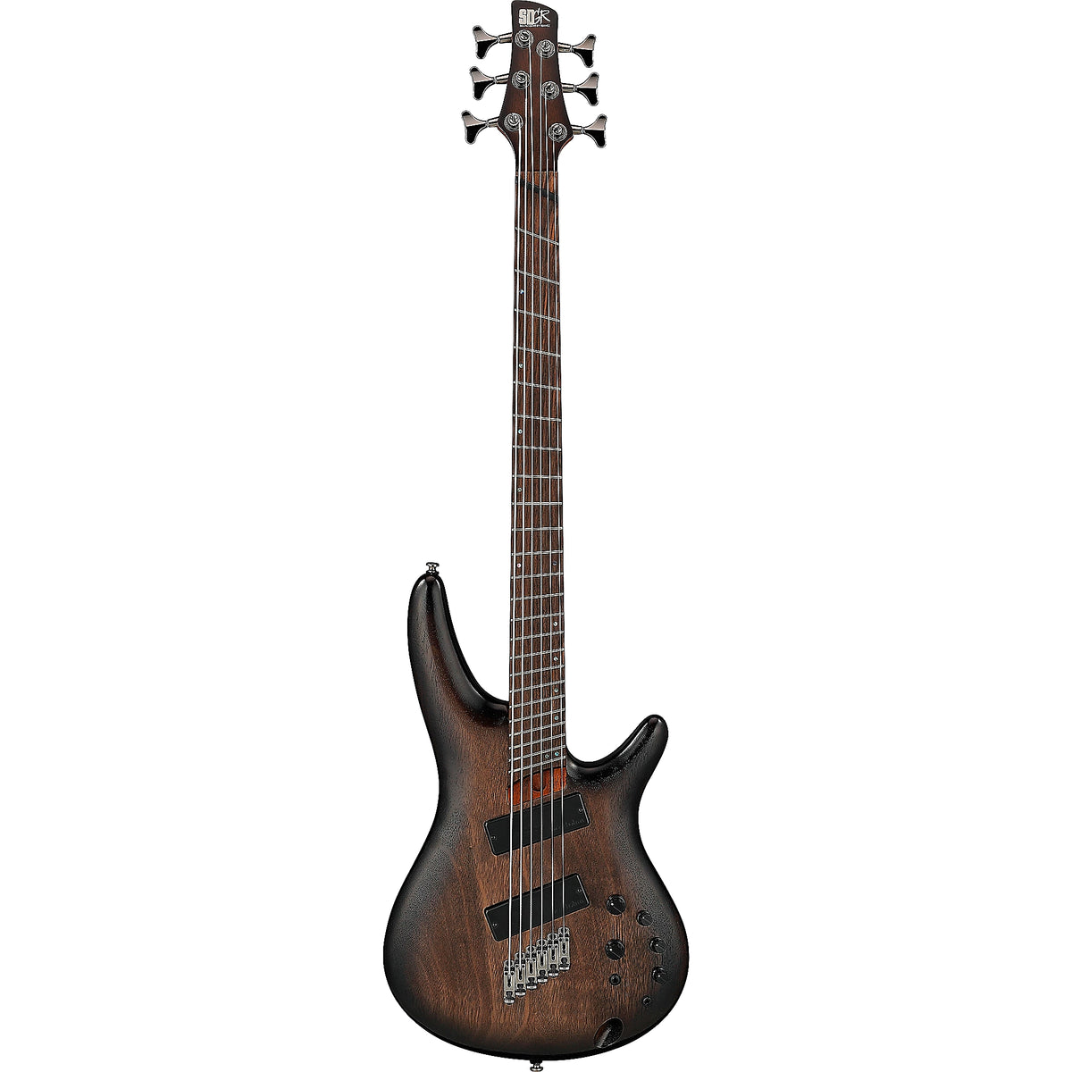 Ibanez SRC6MS 6-String Multiscale Bass Guitar, Right, Black Stainless ...
