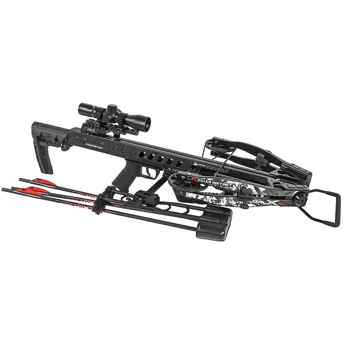 Killer Instinct FATAL-X Crossbow Pro Package Kit with LUMIX 4x32 IR-E ...
